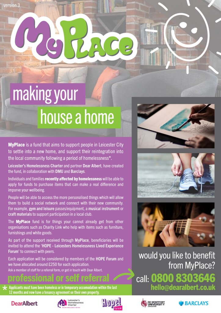 MyPlace | Dear Albert